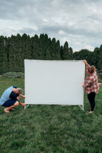 DIY Movie Screen - The Rural Legend