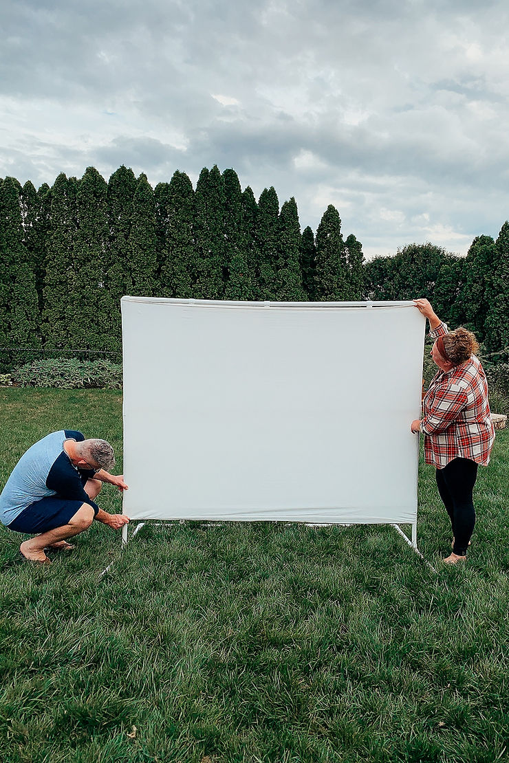 DIY Movie Screen - The Rural Legend
