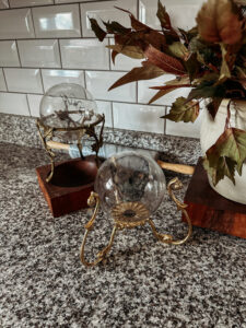 Easy DIY Crystal Balls for Spooky Chic Halloween Decor