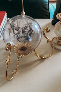 Easy DIY Crystal Balls for Spooky Chic Halloween Decor