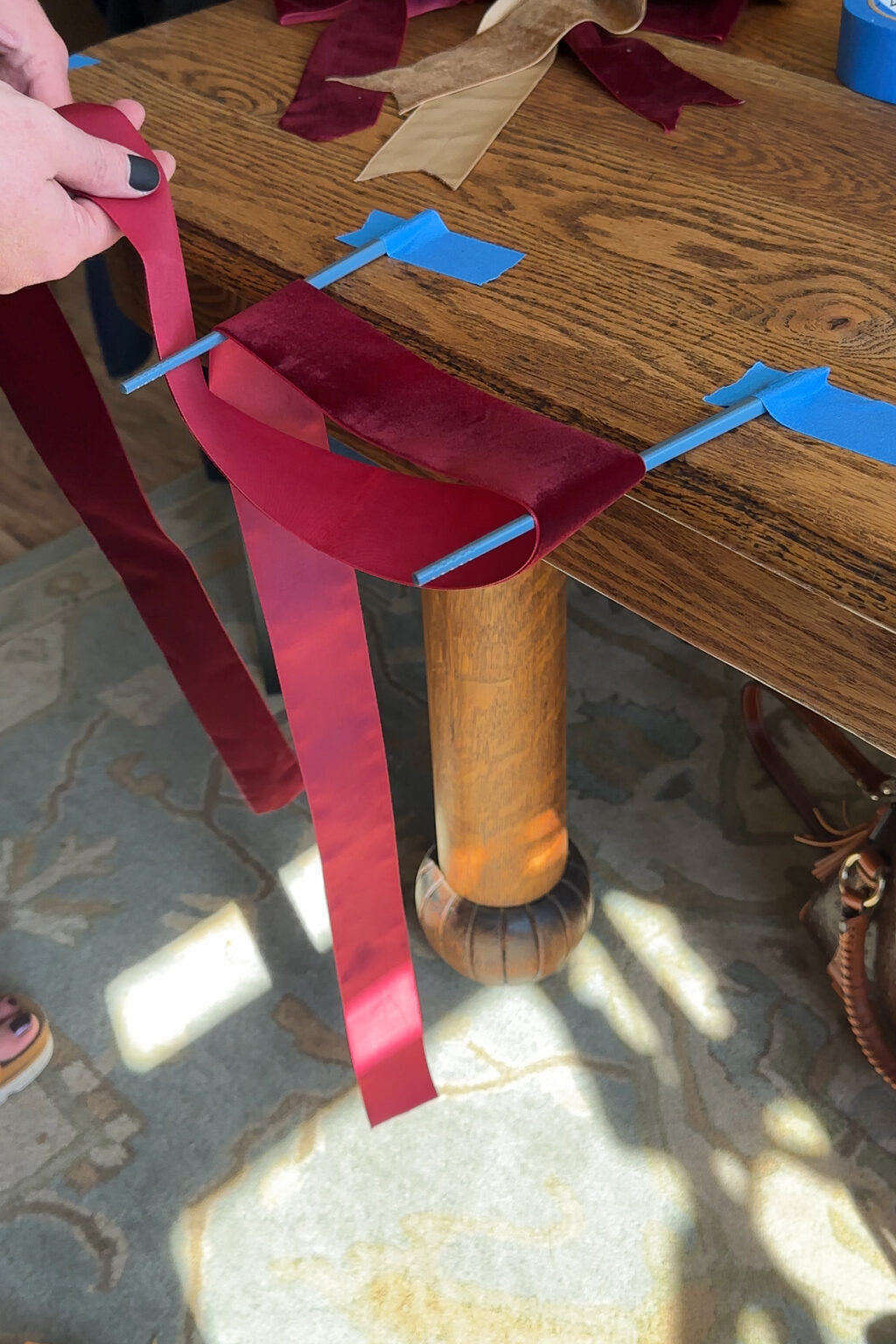 The Easy Way to Make A Large Christmas Bow - The Rural Legend