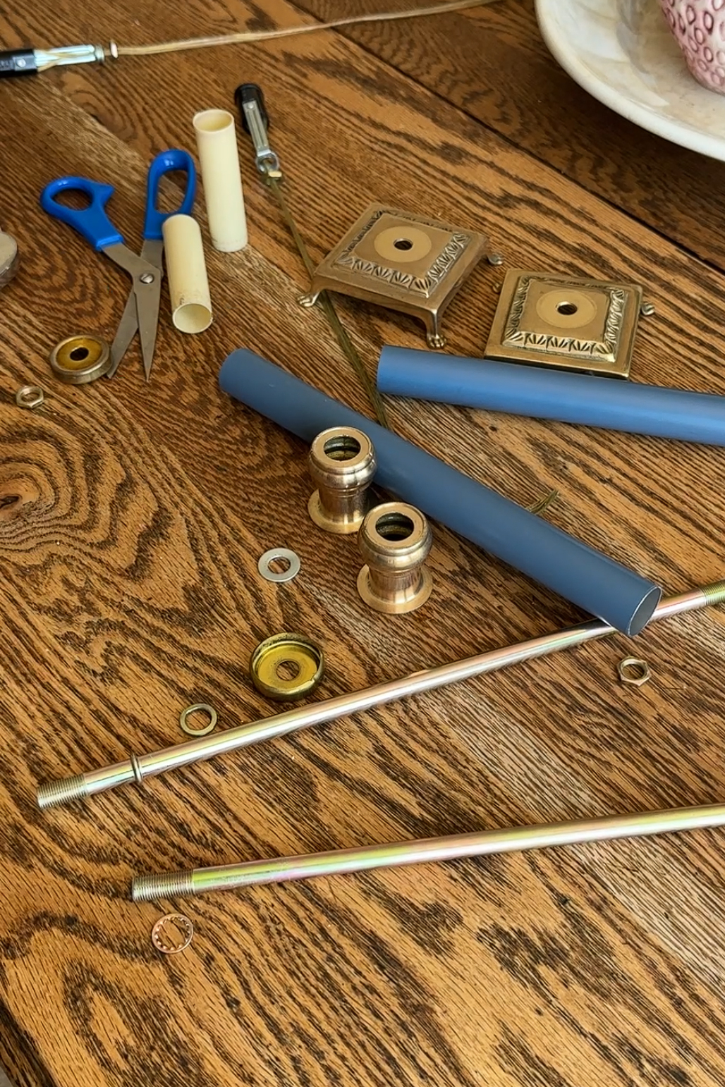 Turn Thrifted Lamps into Elegant DIY Candlesticks